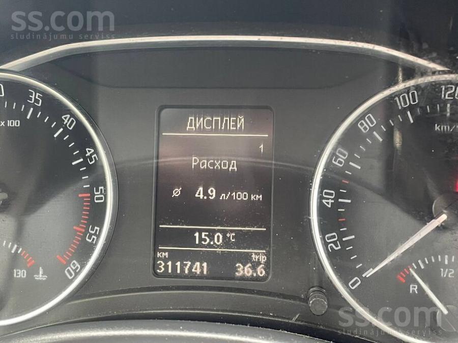 Black Skoda Octavia 2012 in Riga, with an engine capacity of 1.60 L and mileage of 310 thousand km for 2650 €, photo 14 on AUTOMOTO.COM.LV