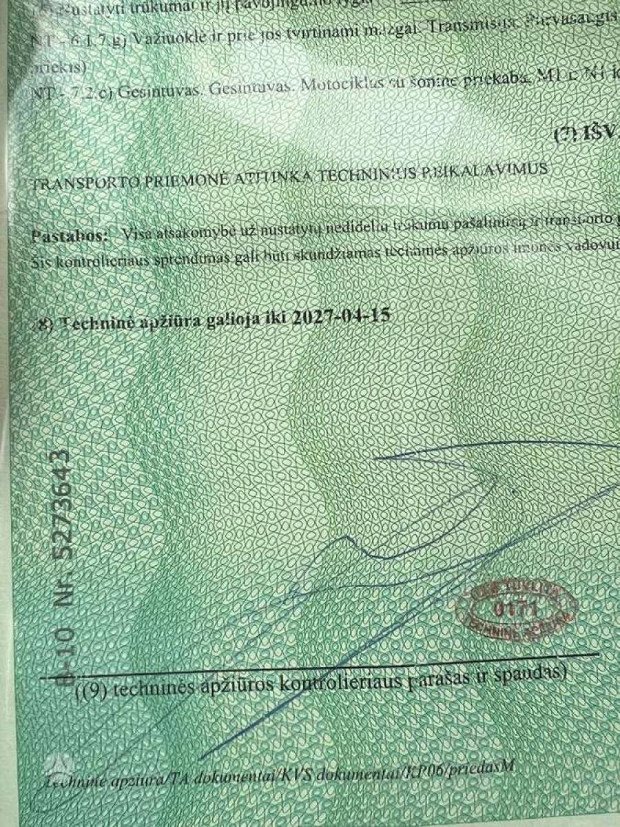 Черный Шкода Октавия 2012 в Вильнюс, объемом двигателя 1.60 л и пробегом 408 тыс. км за 1750 €, фото 12 на AUTOMOTO.COM.LV
