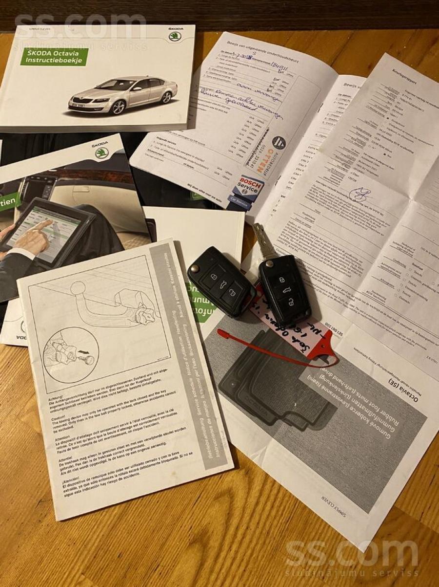 Черный Шкода Октавия 2013 в Рига, объемом двигателя 1.60 л и пробегом 225 тыс. км за 5280 €, фото 26 на AUTOMOTO.COM.LV