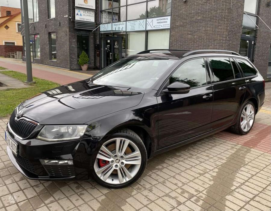 Black Skoda Octavia 2013 in Marijampole, with an engine capacity of 1.97 L and mileage of 245 thousand km for 8350 €, photo 10 on AUTOMOTO.COM.LV