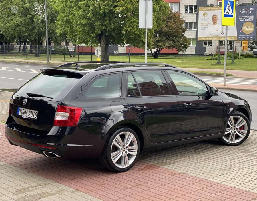 Black Skoda Octavia 2013 in Marijampole, with an engine capacity of 1.97 L and mileage of 245 thousand km for 8350 €, photo 14 on AUTOMOTO.COM.LV