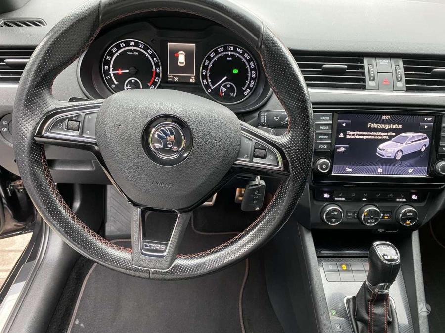 Black Skoda Octavia 2013 in Marijampole, with an engine capacity of 1.97 L and mileage of 245 thousand km for 8350 €, photo 28 on AUTOMOTO.COM.LV