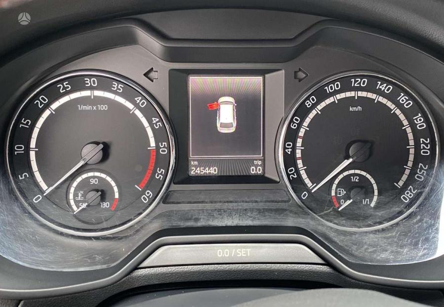 Black Skoda Octavia 2013 in Marijampole, with an engine capacity of 1.97 L and mileage of 245 thousand km for 8350 €, photo 48 on AUTOMOTO.COM.LV