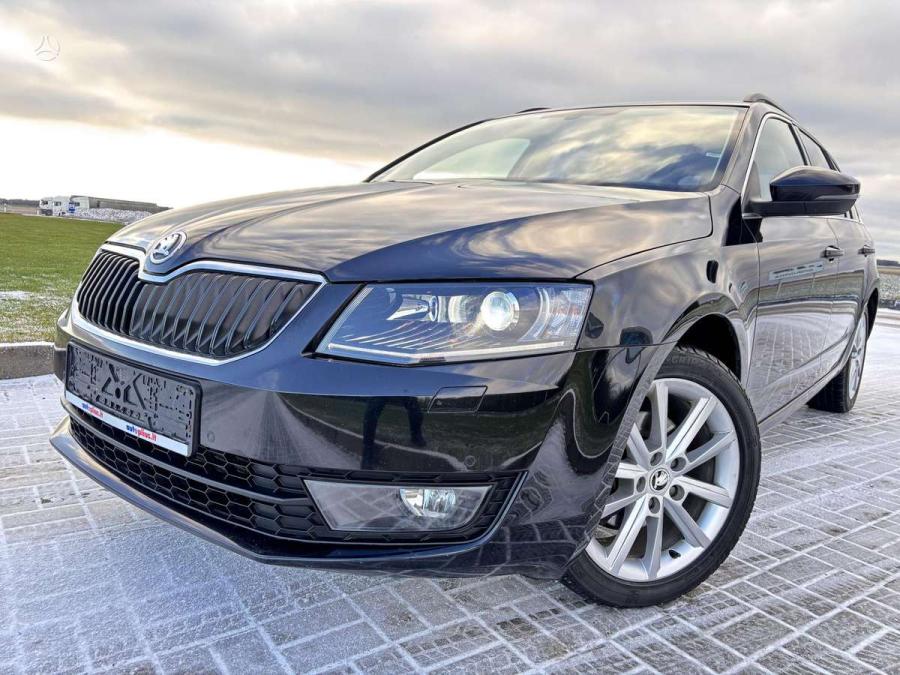 Black Skoda Octavia 2014 in Raseiniai, with an engine capacity of 1.97 L and mileage of 282 thousand km for 7300 €, photo 5 on AUTOMOTO.COM.LV