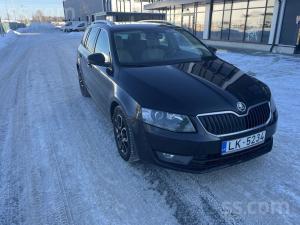 Black Skoda Octavia 2014 in Riga, with an engine capacity of 2.00 L and mileage of 304 thousand km for 7300 €, photo 3 on AUTOMOTO.COM.LV