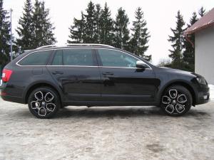 Black Skoda Octavia 2014 in Riga, with an engine capacity of 2.00 L and mileage of 0 thousand km for 10990 €, photo 7 on AUTOMOTO.COM.LV