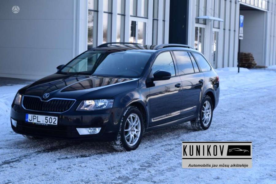 Black Skoda Octavia 2014 in Vilnius, with an engine capacity of 1.60 L and mileage of 308 thousand km for 5500 €, photo 1 on AUTOMOTO.COM.LV
