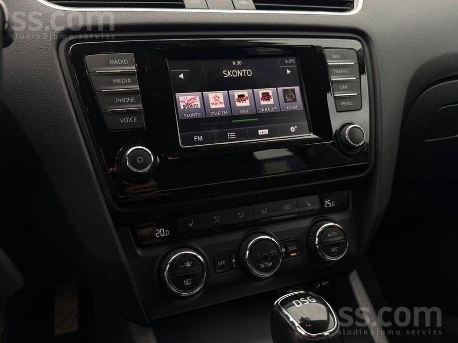 Black Skoda Octavia 2014 in Riga, with an engine capacity of 2.00 L and mileage of 347 thousand km for 4990 €, photo 6 on AUTOMOTO.COM.LV
