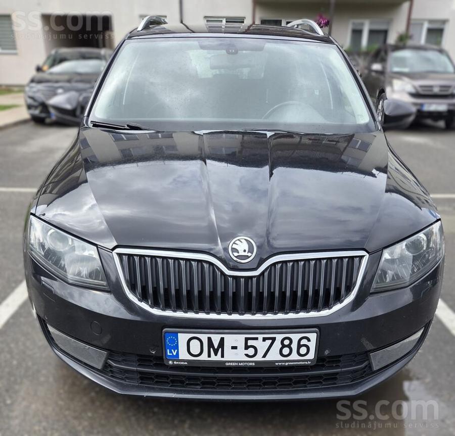 Black Skoda Octavia 2014 in Riga, with an engine capacity of 2.00 L and mileage of 312 thousand km for 6700 €, photo 3 on AUTOMOTO.COM.LV