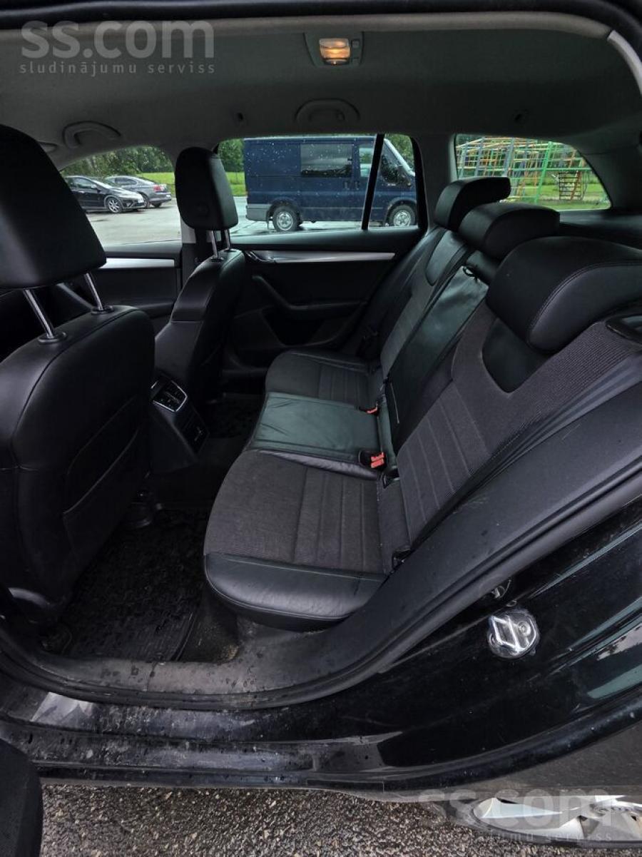 Black Skoda Octavia 2014 in Riga, with an engine capacity of 2.00 L and mileage of 312 thousand km for 6700 €, photo 7 on AUTOMOTO.COM.LV