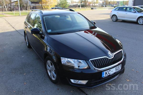 Black Skoda Octavia 2014 in Riga, with an engine capacity of 1.60 L and mileage of 79 thousand km for 9500 €, photo 3 on AUTOMOTO.COM.LV