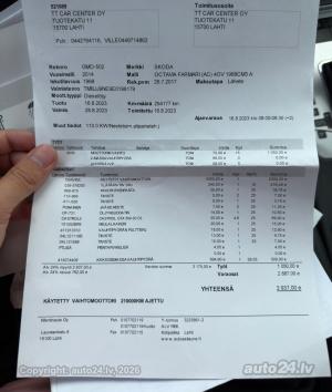 Черный Шкода Октавия 2014 в Тарту, объемом двигателя 2.00 л и пробегом 303 тыс. км за 7800 €, фото 18 на AUTOMOTO.COM.LV