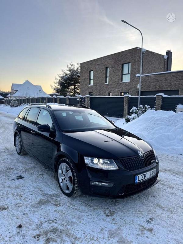 Melns Skoda Octavia 2015 Viļņa, ar dzinēja tilpumu 1.98 L un nobraukumu 290 tūkst. km par 8900 €, foto 1 vietnē AUTOMOTO.COM.LV