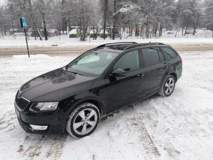 Black Skoda Octavia 2015 in Vilnius, with an engine capacity of 1.97 L and mileage of 403 thousand km for 5999 €, photo  on AUTOMOTO.COM.LV