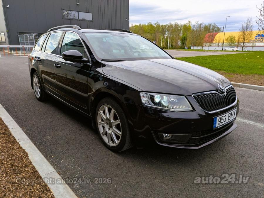 Black Skoda Octavia 2015 in Saue, with an engine capacity of 1.40 L and mileage of 197 thousand km for 6900 €, photo 1 on AUTOMOTO.COM.LV