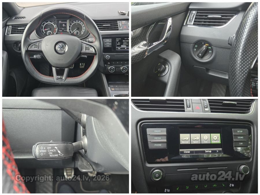 Black Skoda Octavia 2015 in Tallinn, with an engine capacity of 2.00 L and mileage of 183 thousand km for 12200 €, photo 20 on AUTOMOTO.COM.LV