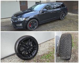 Black Skoda Octavia 2015 in Tallinn, with an engine capacity of 2.00 L and mileage of 183 thousand km for 12200 €, photo 24 on AUTOMOTO.COM.LV