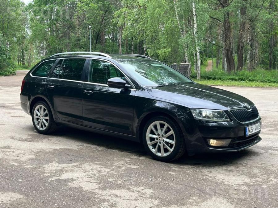 Black Skoda Octavia 2015 in Riga, with an engine capacity of 1.60 L and mileage of 0 thousand km for 7695 €, photo 8 on AUTOMOTO.COM.LV