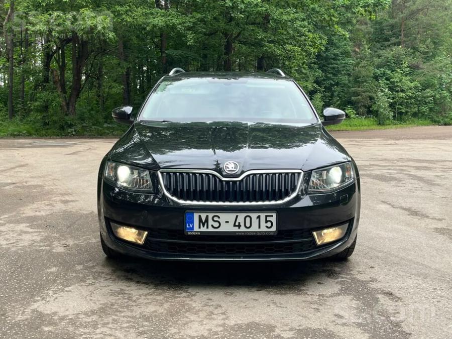 Black Skoda Octavia 2015 in Riga, with an engine capacity of 1.60 L and mileage of 0 thousand km for 7695 €, photo 9 on AUTOMOTO.COM.LV