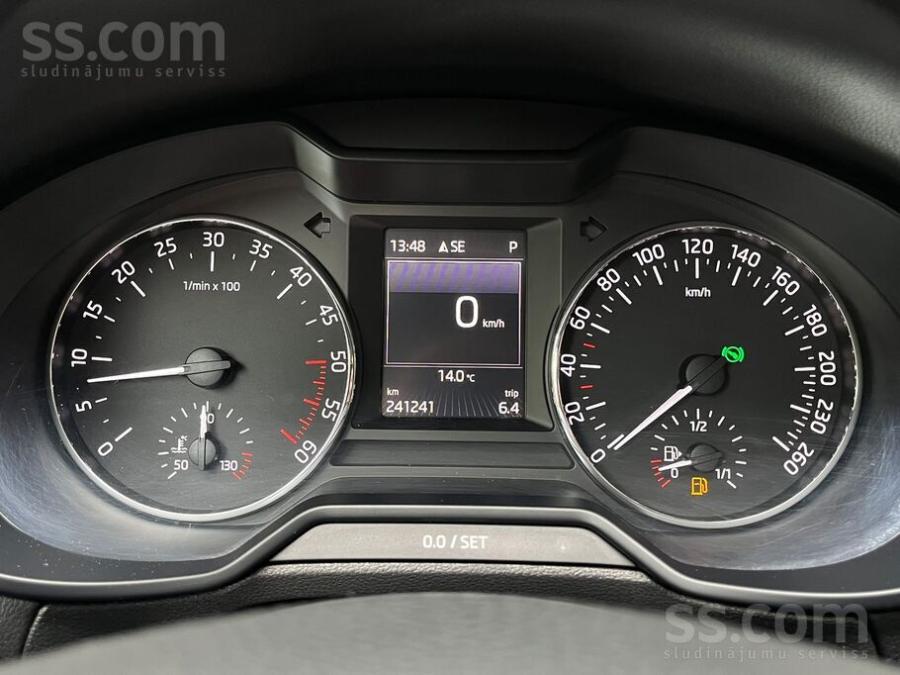 Black Skoda Octavia 2015 in Riga, with an engine capacity of 1.60 L and mileage of 0 thousand km for 7695 €, photo 13 on AUTOMOTO.COM.LV
