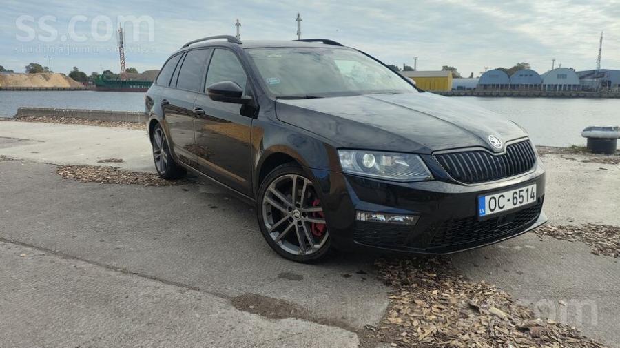 Black Skoda Octavia 2015 in Liepaja, with an engine capacity of 2.00 L and mileage of 227 thousand km for 8500 €, photo 1 on AUTOMOTO.COM.LV