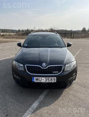 Black Skoda Octavia 2015 in Riga, with an engine capacity of 2.00 L and mileage of 149 thousand km for 10900 €, photo  on AUTOMOTO.COM.LV