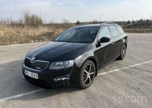 Black Skoda Octavia 2015 in Riga, with an engine capacity of 2.00 L and mileage of 149 thousand km for 10900 €, photo 4 on AUTOMOTO.COM.LV