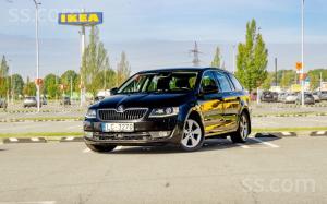 Black Skoda Octavia 2015 in Riga, with an engine capacity of 2.00 L and mileage of 220 thousand km for 6990 €, photo  on AUTOMOTO.COM.LV