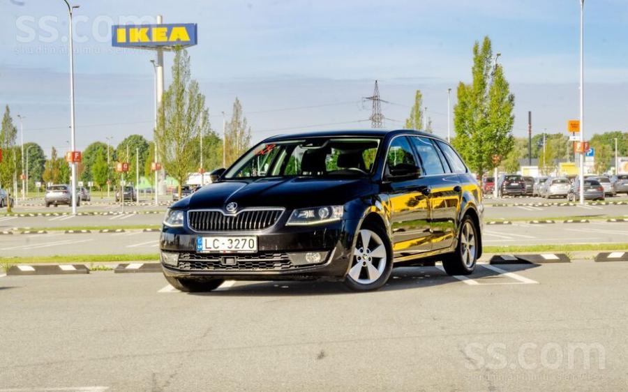 Melns Skoda Octavia 2015 Rīga, ar dzinēja tilpumu 2.00 L un nobraukumu 220 tūkst. km par 6990 €, foto 1 vietnē AUTOMOTO.COM.LV