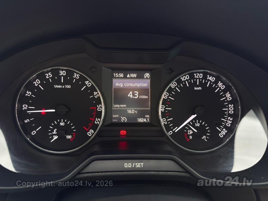 Black Skoda Octavia 2015 in Tallinn, with an engine capacity of 1.60 L and mileage of 368 thousand km for 5800 €, photo 12 on AUTOMOTO.COM.LV