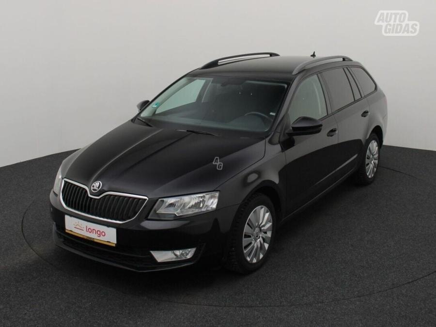 Black Skoda Octavia 2016 in Vilnius, with an engine capacity of 1.60 L and mileage of 217 thousand km for 7999 €, photo 1 on AUTOMOTO.COM.LV