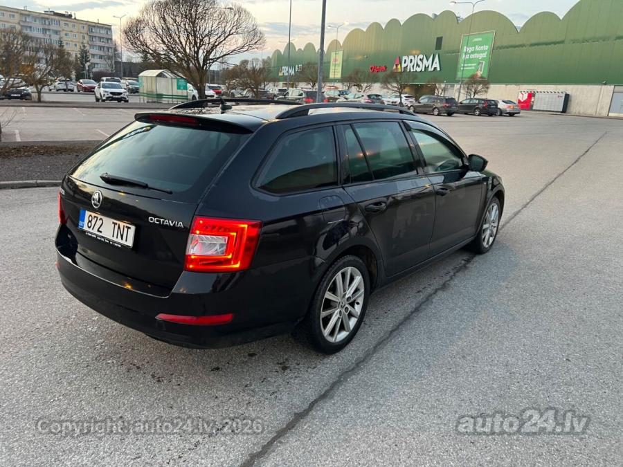 Black Skoda Octavia 2016 in Tartu, with an engine capacity of 1.60 L and mileage of 356 thousand km for 5999 €, photo 4 on AUTOMOTO.COM.LV