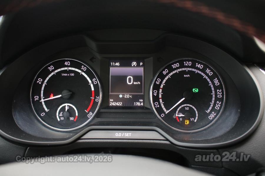 Melns Skoda Octavia 2016 Tallina, ar dzinēja tilpumu 2.00 L un nobraukumu 242 tūkst. km par 10000 €, foto 19 vietnē AUTOMOTO.COM.LV