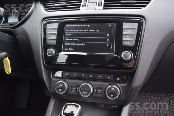 Black Skoda Octavia 2016 in Riga, with an engine capacity of 2.00 L and mileage of 231 thousand km for 7200 €, photo 8 on AUTOMOTO.COM.LV