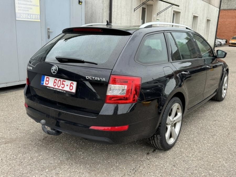 Black Skoda Octavia 2016 in Riga, with an engine capacity of 2.00 L and mileage of 241 thousand km for 7990 €, photo 12 on AUTOMOTO.COM.LV