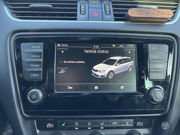 Black Skoda Octavia 2016 in Vilnius, with an engine capacity of 1.97 L and mileage of 259 thousand km for 9000 €, photo 10 on AUTOMOTO.COM.LV