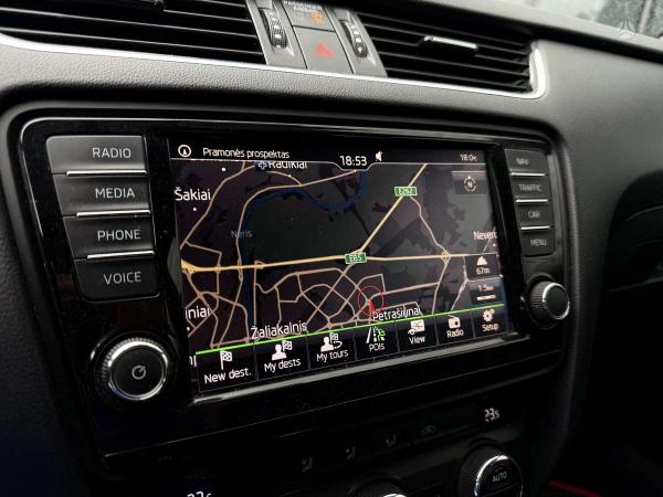 Черный Шкода Октавия 2016 в Каунас, объемом двигателя 1.97 л и пробегом 330 тыс. км за 8750 €, фото 10 на AUTOMOTO.COM.LV