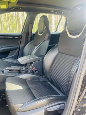 Black Skoda Octavia 2016 in Vilnius, with an engine capacity of 1.97 L and mileage of 291 thousand km for 8900 €, photo 28 on AUTOMOTO.COM.LV