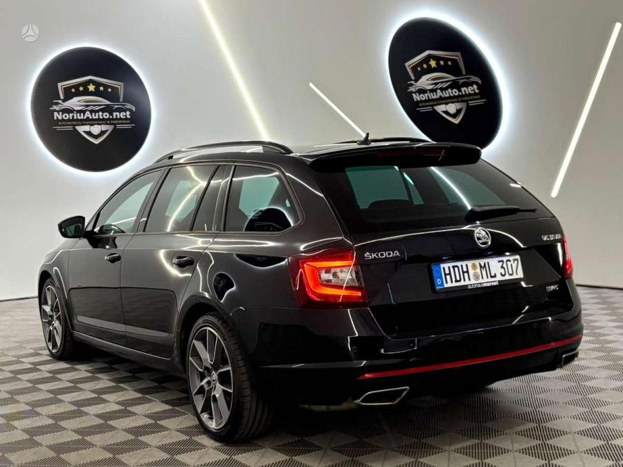 Black Skoda Octavia 2017 in Marijampole, with an engine capacity of 1.97 L and mileage of 240 thousand km for 12999 €, photo 34 on AUTOMOTO.COM.LV