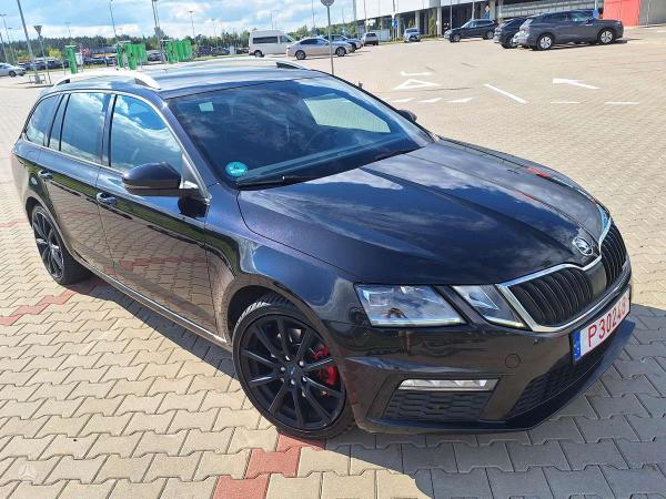 Black Skoda Octavia 2017 in Vilnius, with an engine capacity of 1.97 L and mileage of 253 thousand km for 10750 €, photo 6 on AUTOMOTO.COM.LV