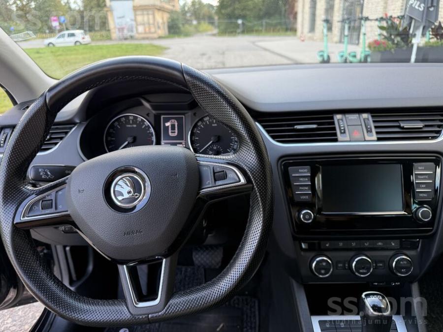 Black Skoda Octavia 2017 in Riga, with an engine capacity of 2.00 L and mileage of 259 thousand km for 6500 €, photo 16 on AUTOMOTO.COM.LV