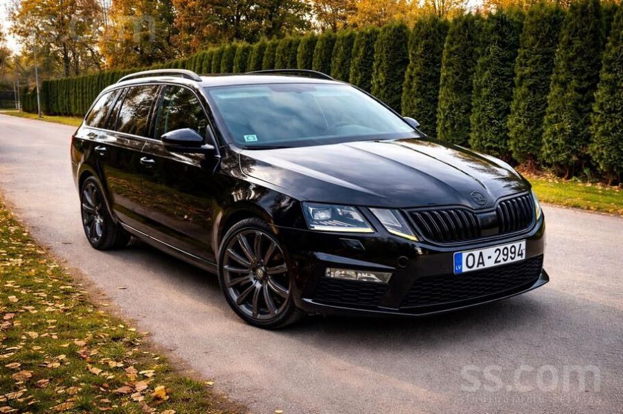 Black Skoda Octavia 2017 in Saldus, with an engine capacity of 1.40 L and mileage of 233 thousand km for 9500 €, photo 1 on AUTOMOTO.COM.LV
