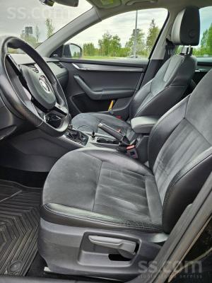 Black Skoda Octavia 2018 in Riga, with an engine capacity of 1.60 L and mileage of 258 thousand km for 10790 €, photo 10 on AUTOMOTO.COM.LV