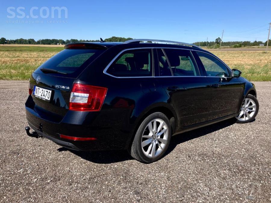 Black Skoda Octavia 2019 in Talsi, with an engine capacity of 1.60 L and mileage of 224 thousand km for 11999 €, photo 3 on AUTOMOTO.COM.LV