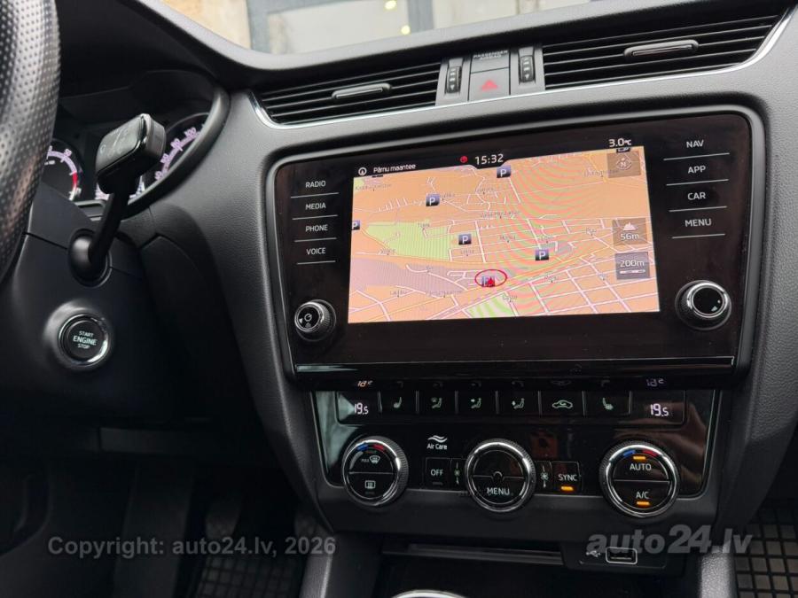 Черный Шкода Октавия 2019 в Таллин, объемом двигателя 1.50 л и пробегом 210 тыс. км за 11490 €, фото 15 на AUTOMOTO.COM.LV