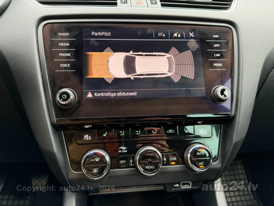 Черный Шкода Октавия 2019 в Таллин, объемом двигателя 1.50 л и пробегом 210 тыс. км за 11490 €, фото 16 на AUTOMOTO.COM.LV