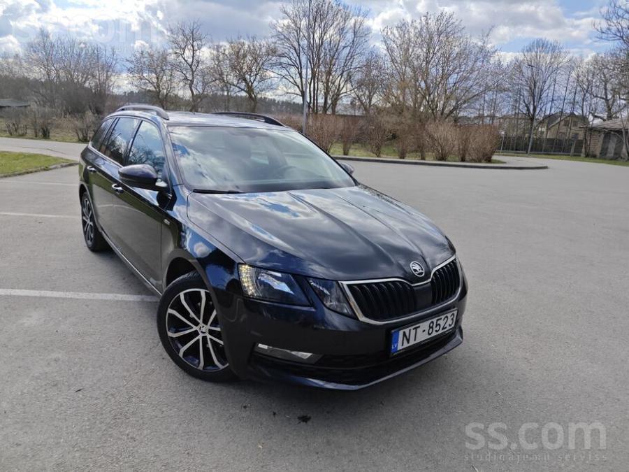 Черный Шкода Октавия 2019 в Рига, объемом двигателя 1.60 л и пробегом 227 тыс. км за 7950 €, фото 1 на AUTOMOTO.COM.LV