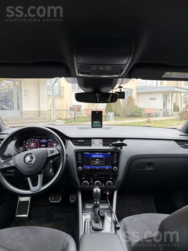 Black Skoda Octavia 2019 in Riga, with an engine capacity of 2.00 L and mileage of 164 thousand km for 14300 €, photo 8 on AUTOMOTO.COM.LV