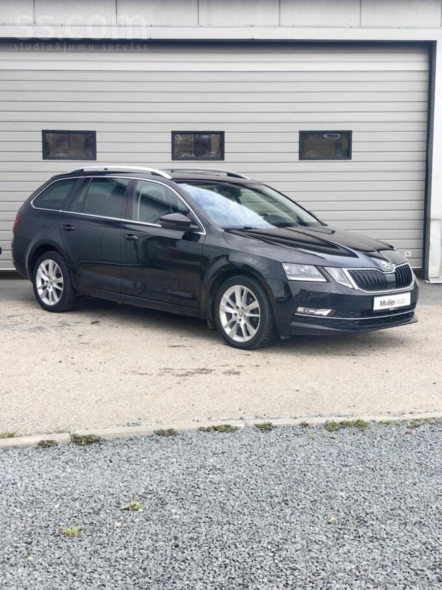Black Skoda Octavia 2019 in Jelgava, with an engine capacity of 2.00 L and mileage of 14 thousand km for 13500 €, photo 4 on AUTOMOTO.COM.LV