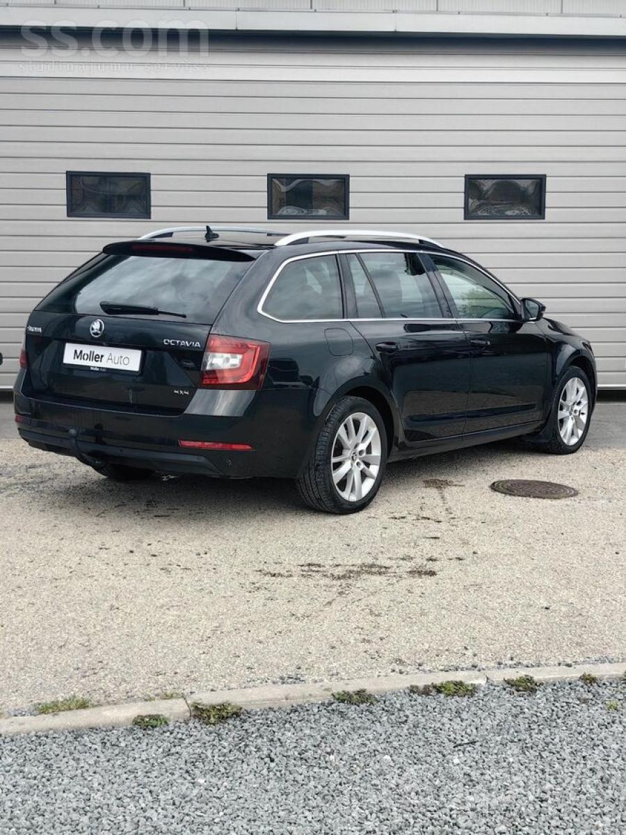 Black Skoda Octavia 2019 in Jelgava, with an engine capacity of 2.00 L and mileage of 14 thousand km for 13500 €, photo 5 on AUTOMOTO.COM.LV